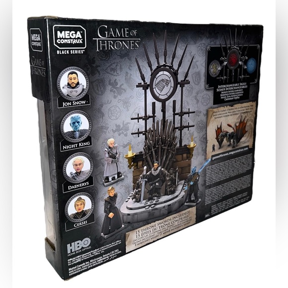 Mega Construx | Toys | Mega Construx Black Series Game Of Thrones Iron ...